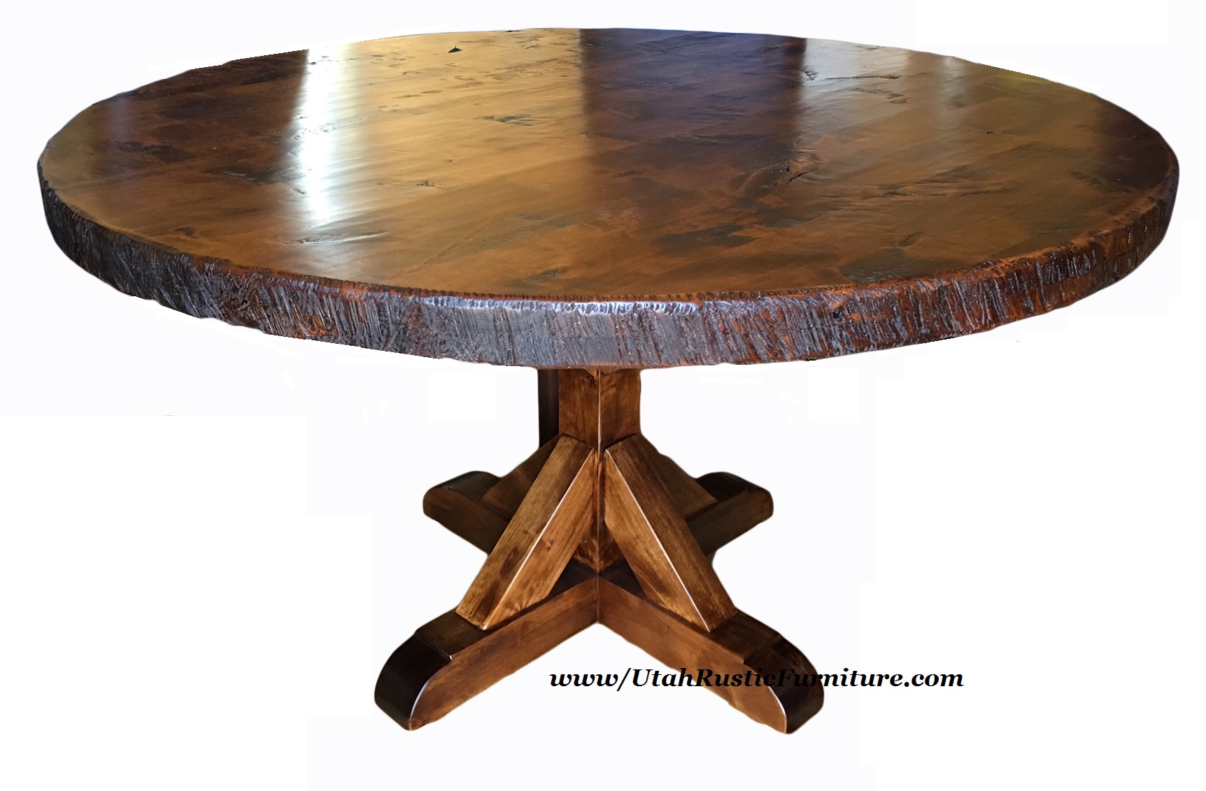 Rustic Round Table Dining Set